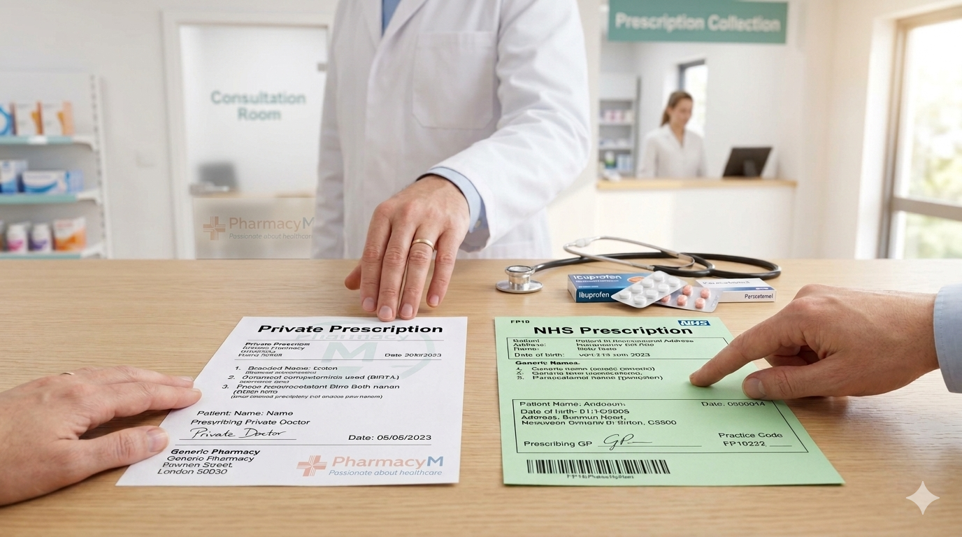 Difference Between Private vs NHS Prescription